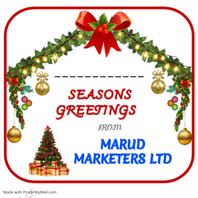 Copy of SIMPLE CHRISTMAS - RED BORDER | PosterMyWall