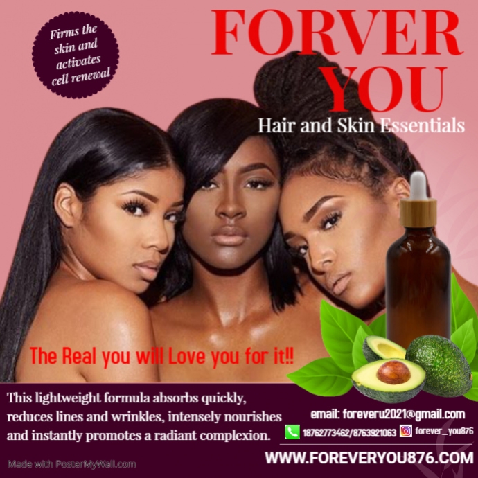 Copy of Facial Oil Product Display Ad | PosterMyWall