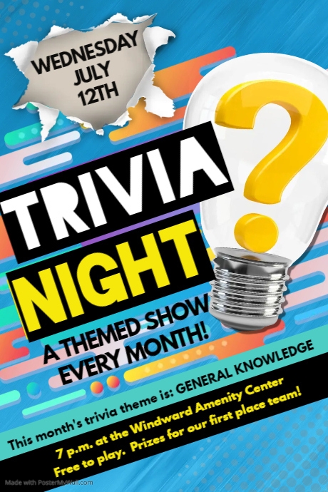 Trivia Night Poster (3) | PosterMyWall