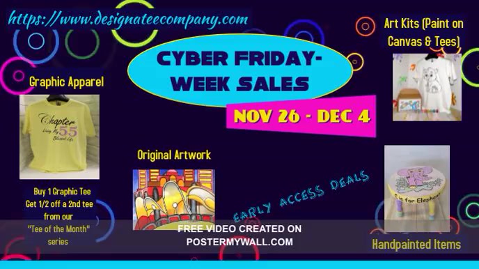 Copy of 2021 Cyber Week Deals Video | PosterMyWall