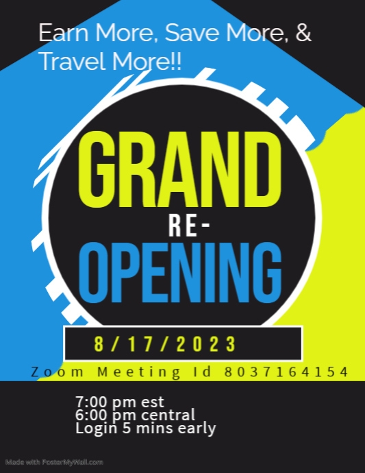 Grand reopening | PosterMyWall