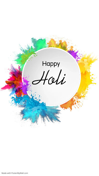 Holi Template | PosterMyWall