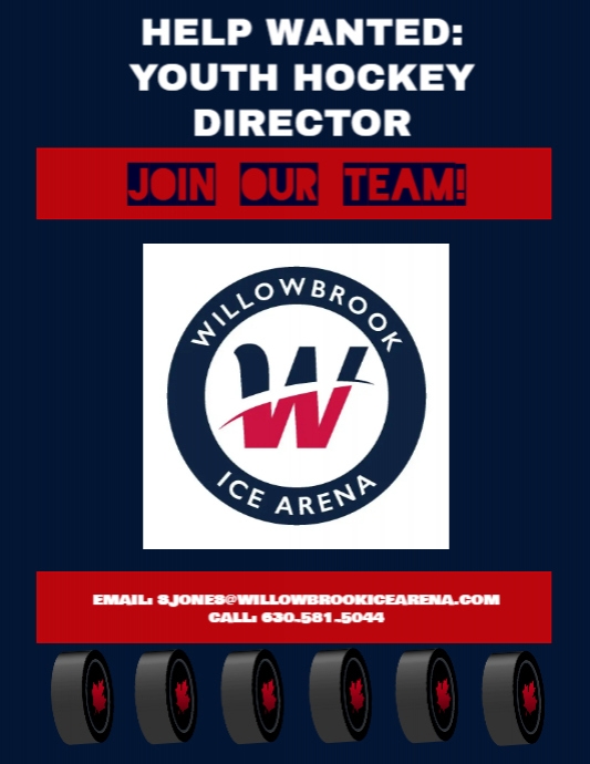 YOUTH HOCKEY DIRECTOR HELP WANTED | PosterMyWall