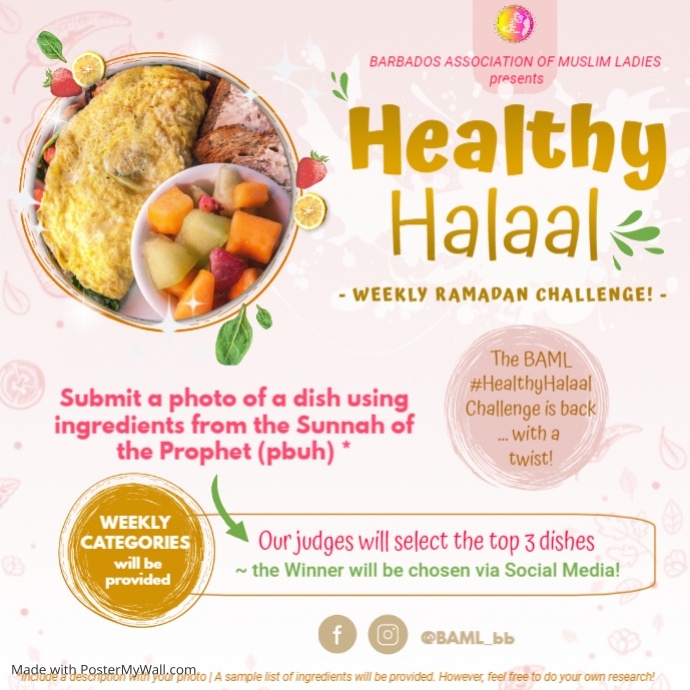 Healthy halaal 2 | PosterMyWall