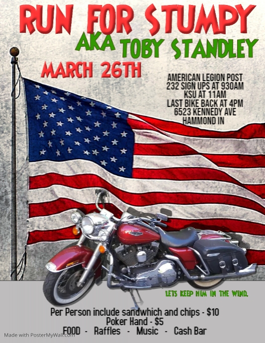 Copy of Copy of motorcycle run rally flyer template | PosterMyWall