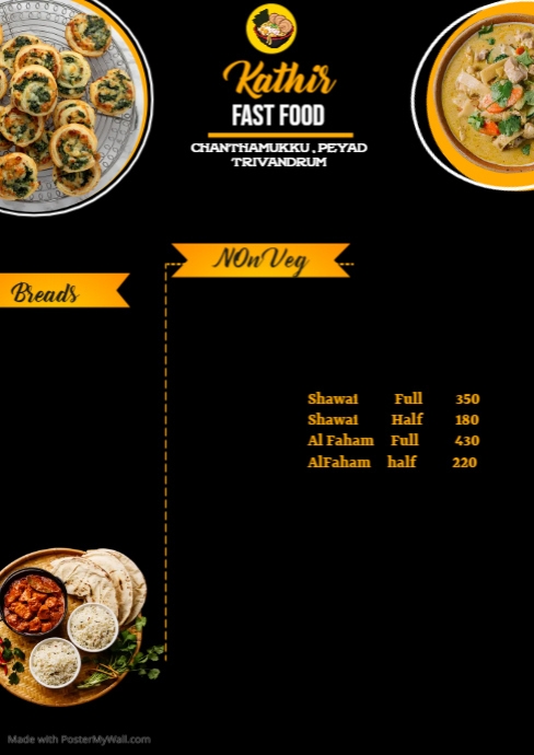 Copy of Order food online/ Restaurant menu | PosterMyWall
