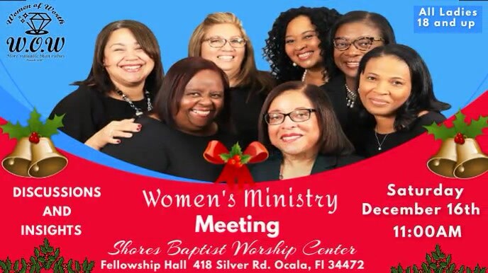 Womens Ministry Dec 23 | PosterMyWall