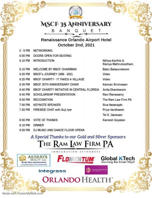 Banquet Program | PosterMyWall