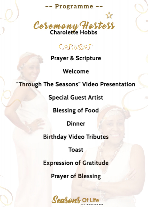 program inside right | PosterMyWall