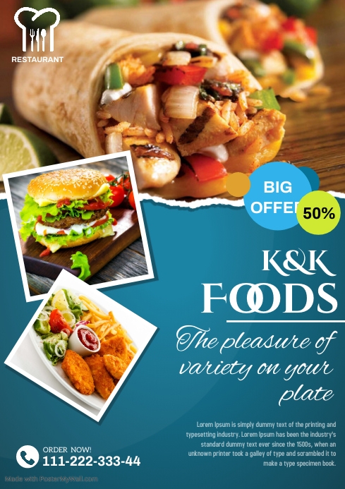 Copia de FOOD | PosterMyWall