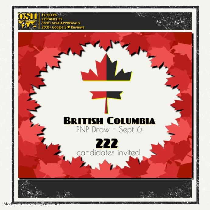 Black and Red Vintage Canada Day Ad | PosterMyWall