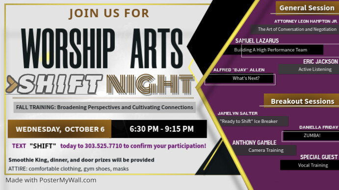 SHIFT NIGHT Reminder | PosterMyWall