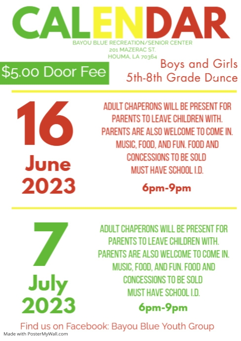 Template event calendar fall | PosterMyWall