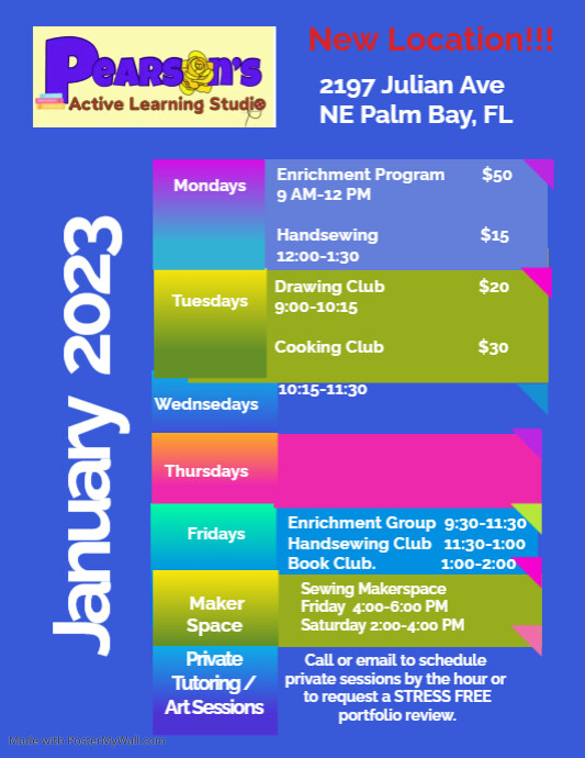 Fall 2023 Calendar | PosterMyWall