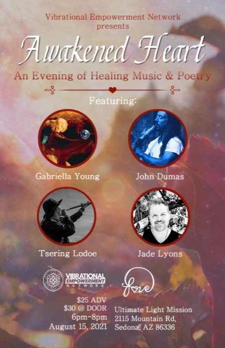 Awakened Heart 8.15 | PosterMyWall