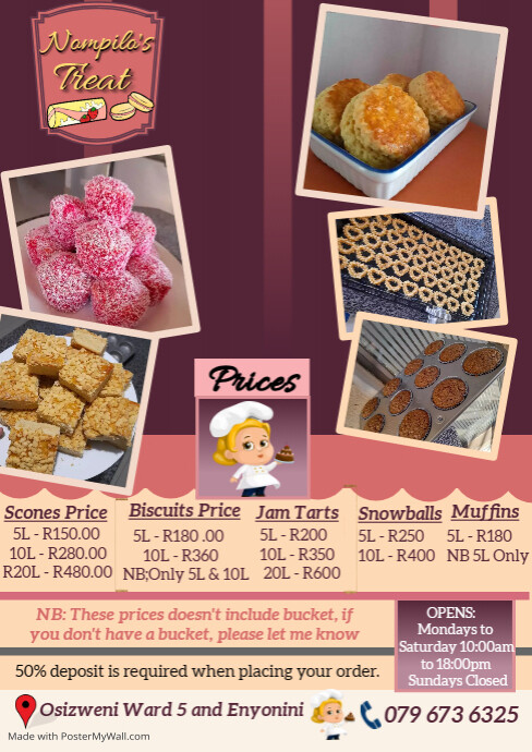 Cake Shop Flyer | PosterMyWall