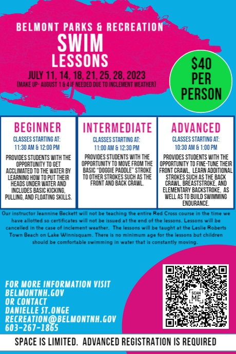 swimming lessons flyer template | PosterMyWall