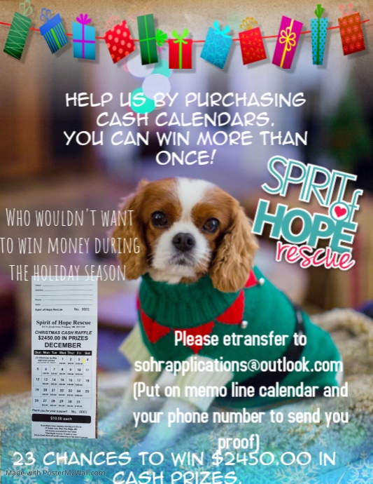 Copy of Customze this Holiday Pet adoption Flyer | PosterMyWall