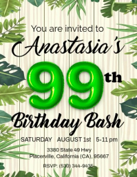 99th birthday Template | PosterMyWall