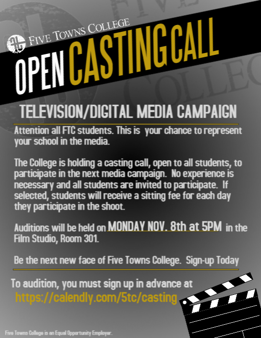 FTC Casting Call | PosterMyWall