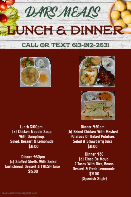 Copy of Lunch Special Poster Template | PosterMyWall