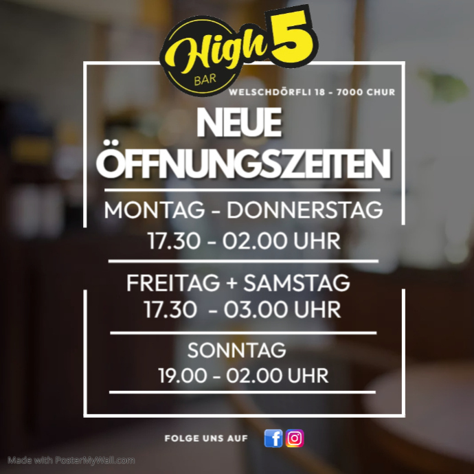 BUSINESS HOURS BANNER | PosterMyWall