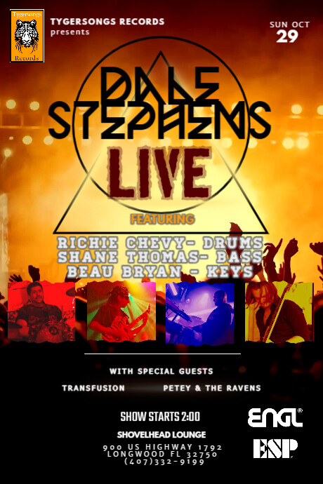 Band Concert Event Party flyer Template | PosterMyWall