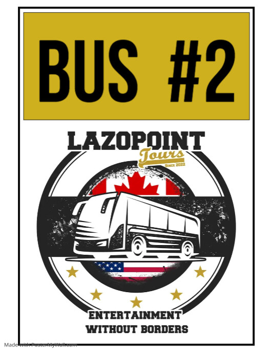 Bus zone sign (1) | PosterMyWall