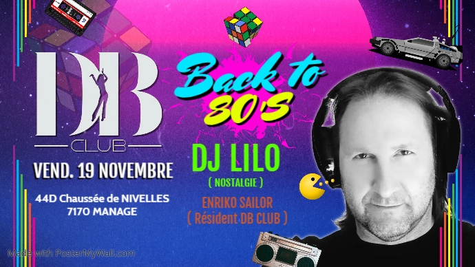 Copie de Back To 80's Flyer | PosterMyWall