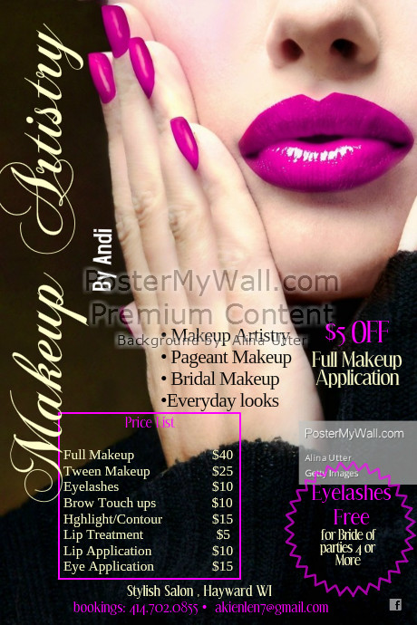 makeup poster | PosterMyWall