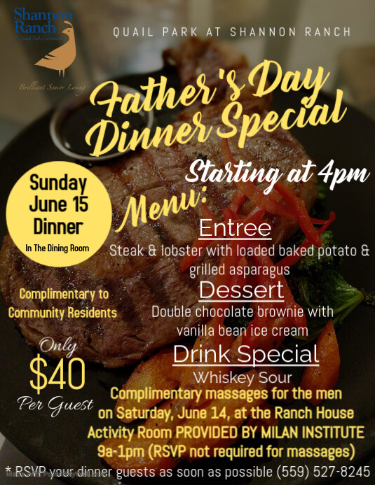 Copy of Steak Night Flyer | PosterMyWall