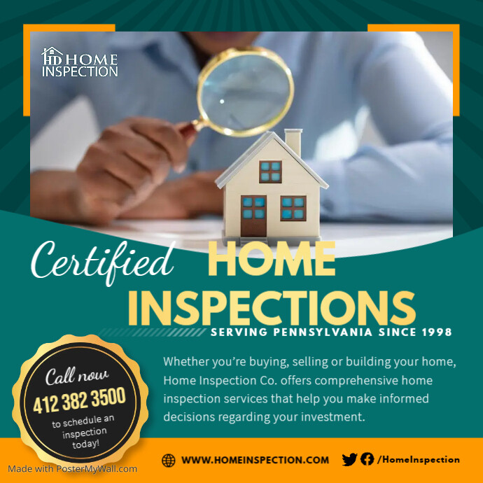 Green Home Inspecction Ad Instagram Image | PosterMyWall