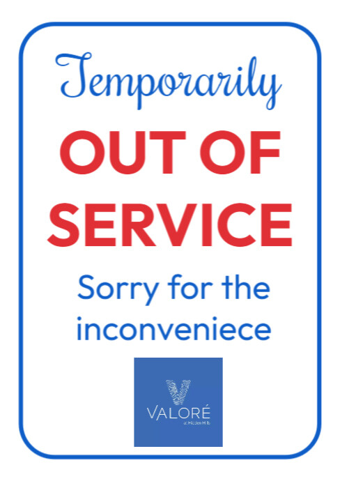 Temporarily out of service sign | PosterMyWall