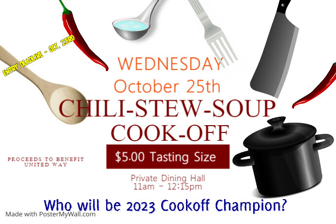 Copy of Chili Cook-off Contest Flyer Template | PosterMyWall
