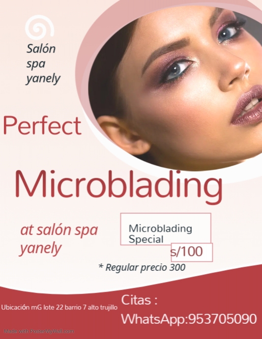 Copia de Microblading flyer | PosterMyWall