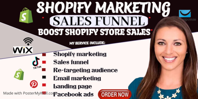 I will do Shopify marketing, Sales funnel, Shopify stoe promotion to ...