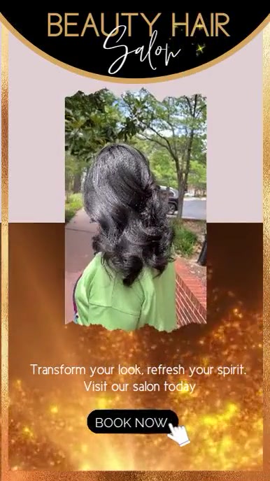 Amazing beauty hair salon ad | PosterMyWall