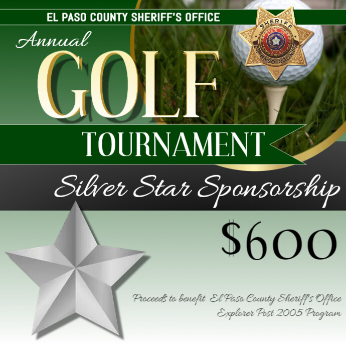 SO GOLF STAR SPONSORSHIP SILVER | PosterMyWall