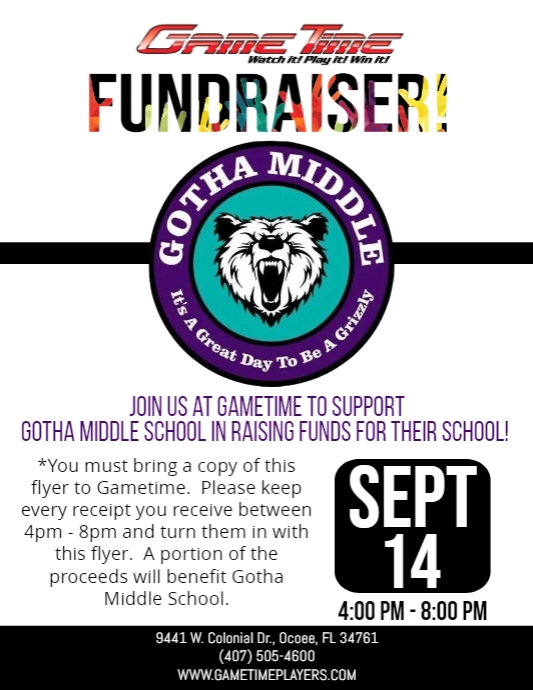 Copy of Gotha Middle School | PosterMyWall