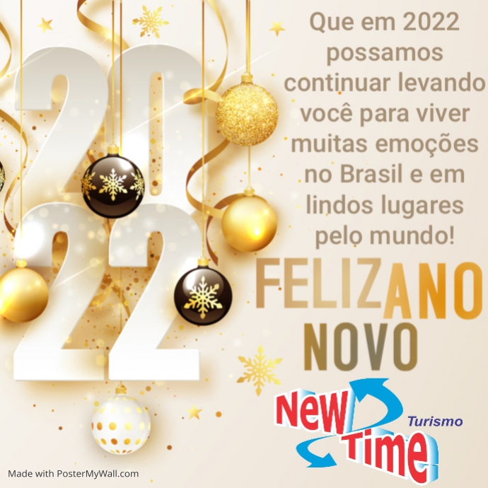 Cópia de Happy new year, feliz año 2022 | PosterMyWall