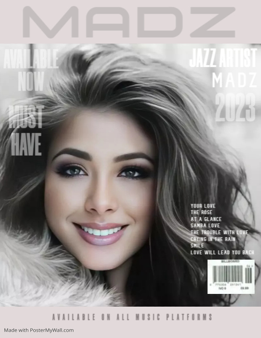 050822 Billboard magazine cover template | PosterMyWall