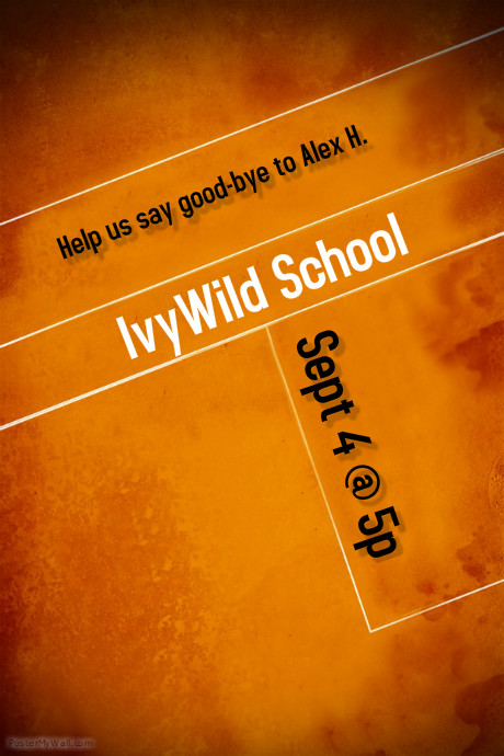 Goodbye Alex | PosterMyWall