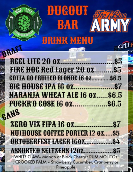 Dugout Bar | PosterMyWall