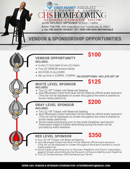 SB ALUM Sponsorship Flyer | PosterMyWall