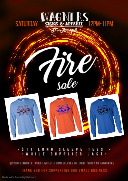 FIRE PARTY POSTER | PosterMyWall