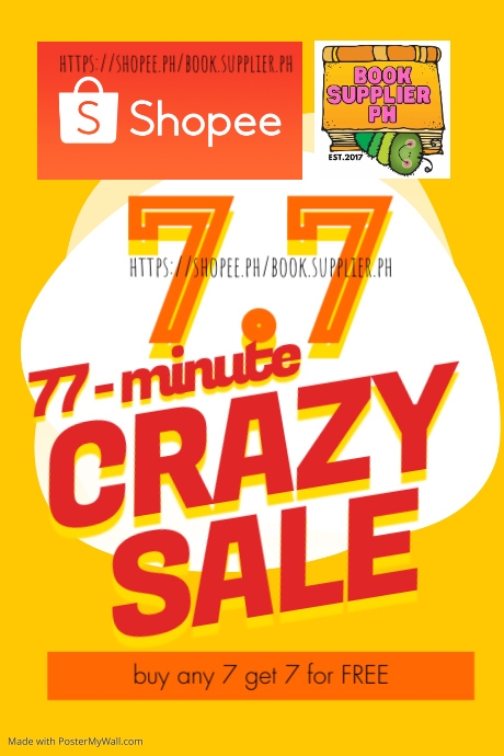 Shopee Sale | PosterMyWall