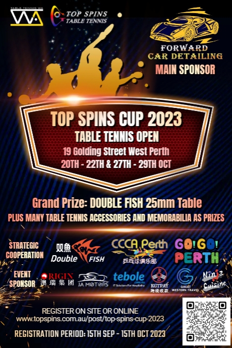 Creative Table Tennis Tournament Poster Desig (1) | PosterMyWall