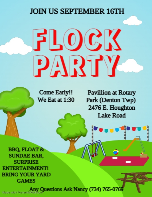 Copy of Flock Party 2023 | PosterMyWall