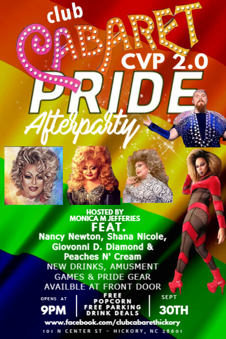 pride Night Party flyer Template | PosterMyWall