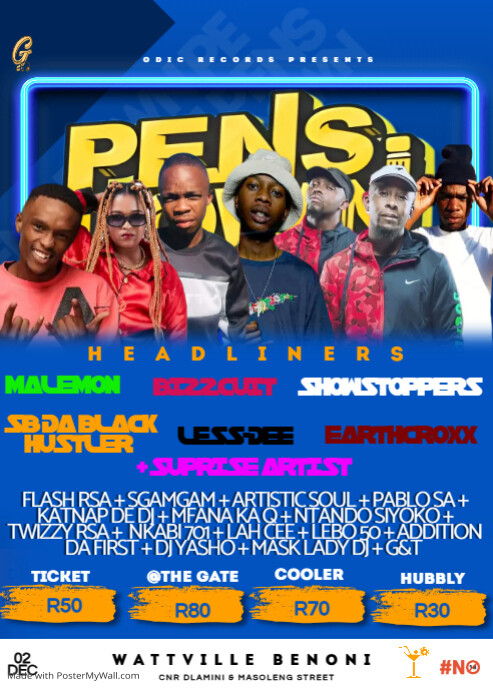 Copy of SUNDAY FUNDAY (MALEMON) (6) | PosterMyWall